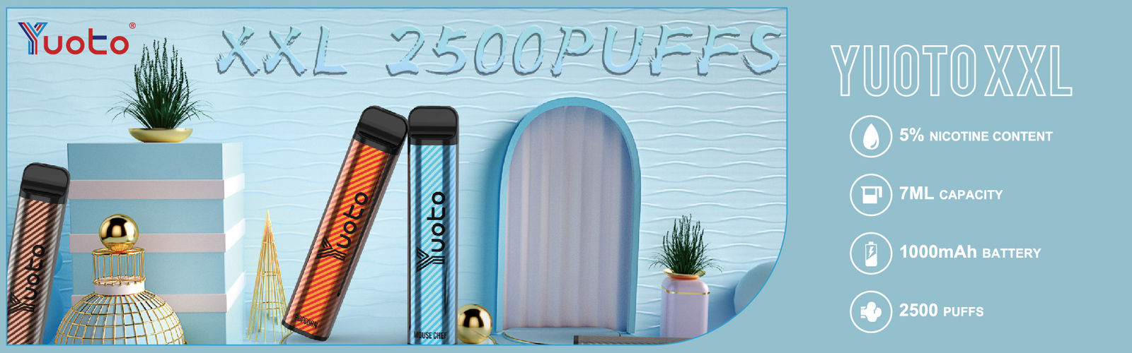 Quality YUOTO Disposable Vape & 2500 Puffs Disposable Vape factory from ...