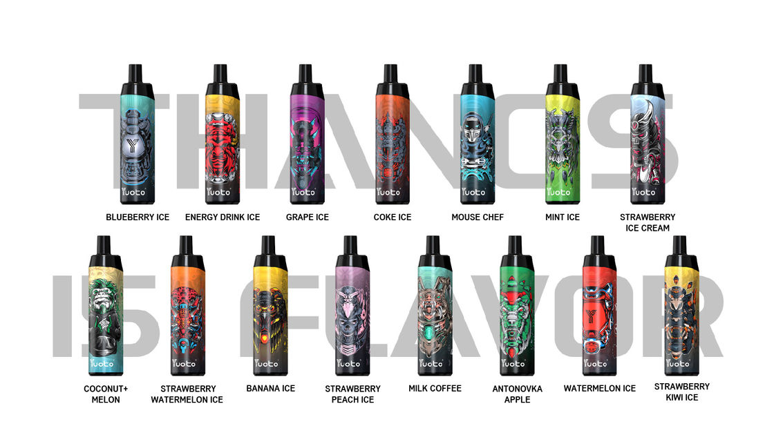 100% authentic Yuoto disposable vape Thanos 5000 puff good quality ...