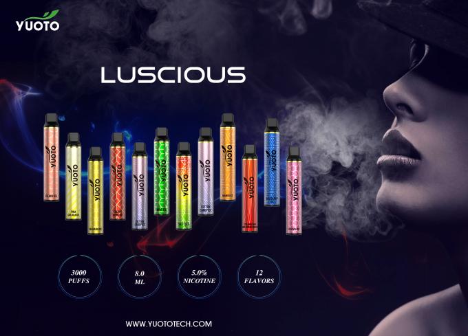 Multi flavor Zero Nicotine Vape Pod 3000 Puffs For Bar Relaxation