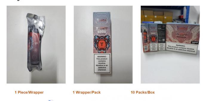 Yuoto Thanos Disposable 5000 Puffs Vape Pod Milk Coffee with 14ml E ...