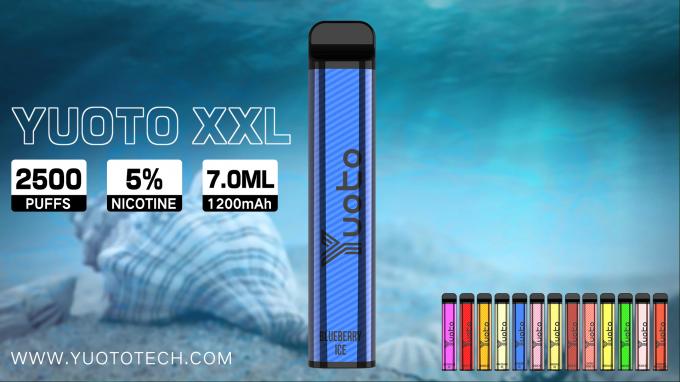 1200mAh Battery Yuoto XXL Disposable Vape Pod 2500 Puffs Coke Ice 5% Nic