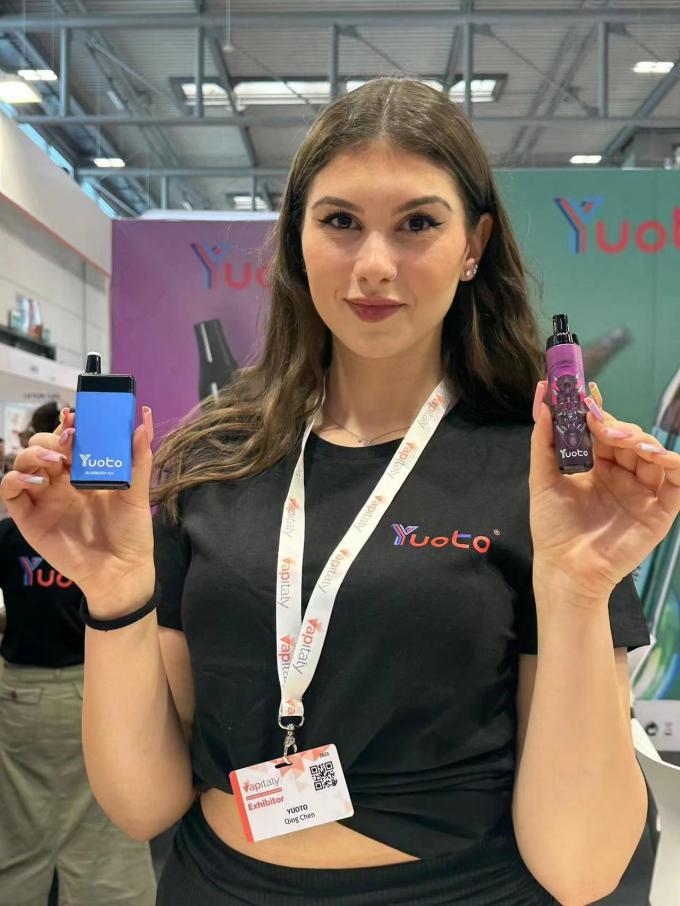 Yuoto vape at Italy vape show 20230527