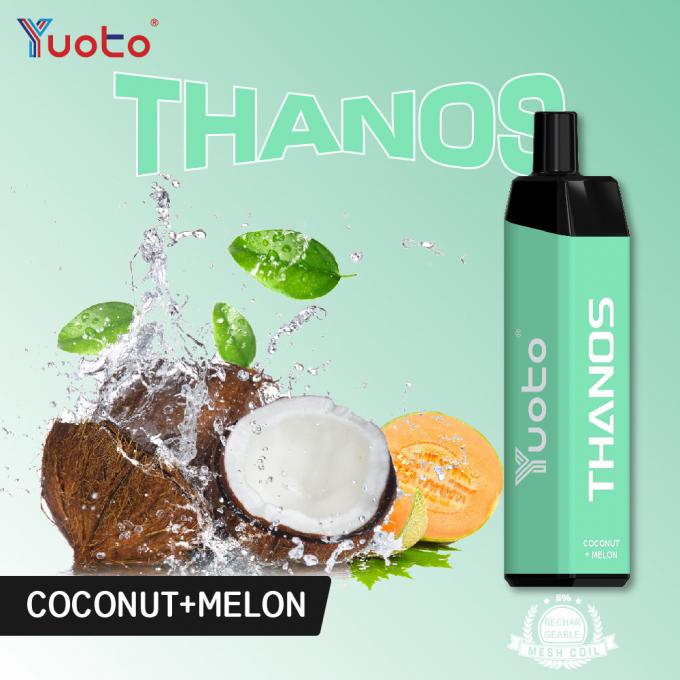 Relaxed Thanos 5000 Puffs Yuoto Disposable Vape Mesh Coil Rechargeable